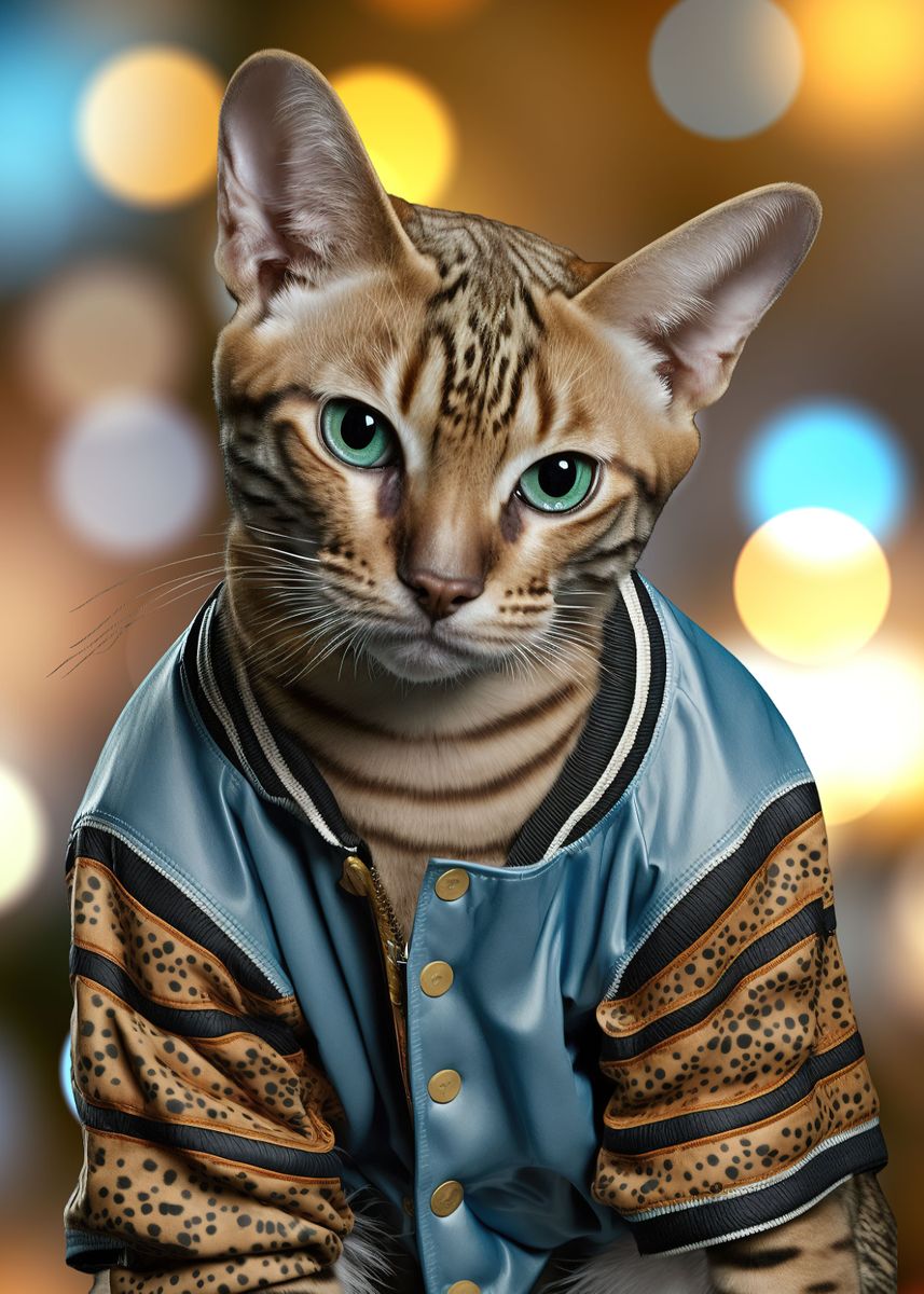 'Bengal cat photogenic ' Poster, picture, metal print, paint by Ji wong ...