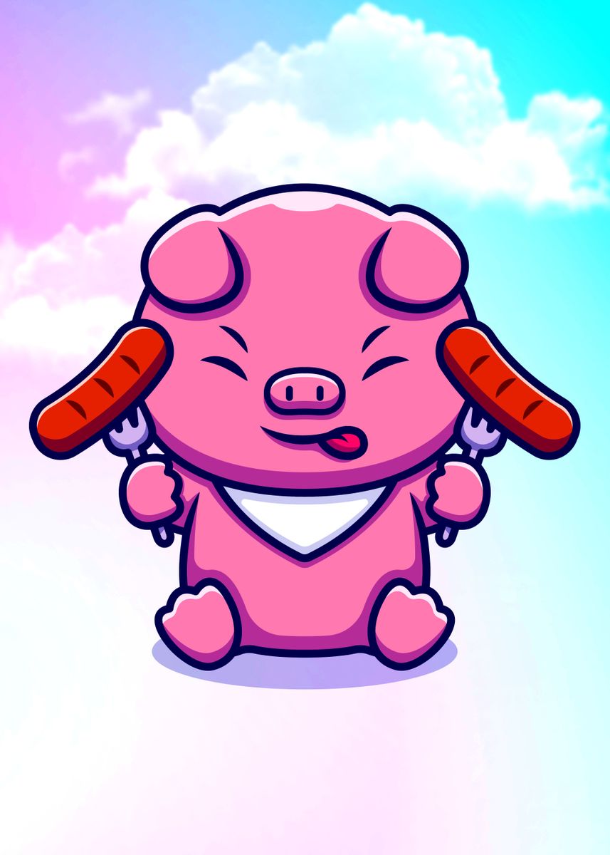 'Pig' Poster by khoa doan | Displate