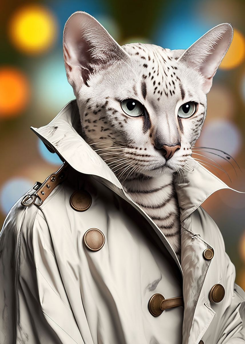 'Bengal cat photogenic ' Poster, picture, metal print, paint by Ji wong ...