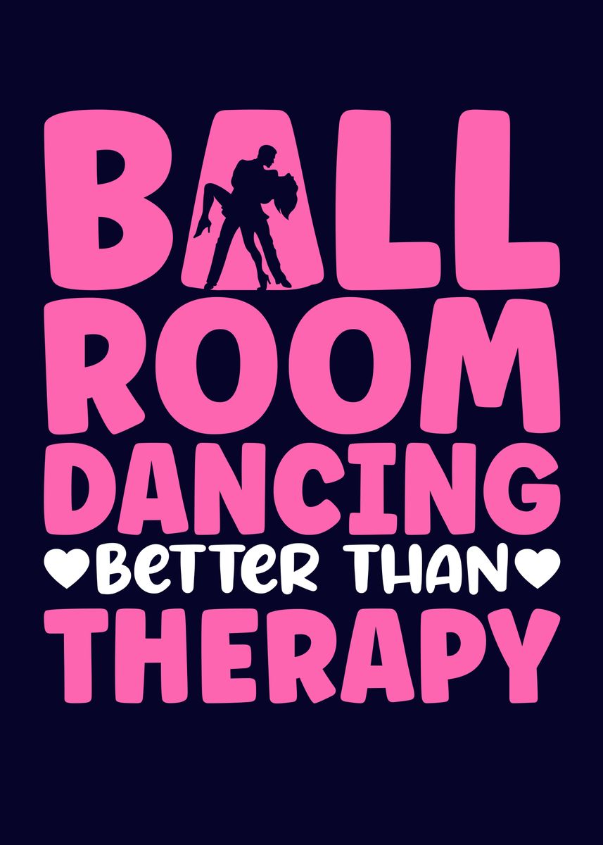 'Ballroom Dancing' Poster, picture, metal print, paint by MzumO | Displate