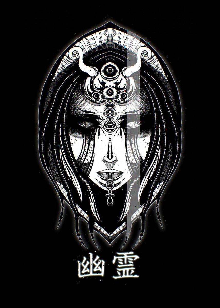 'Ghost' Poster, picture, metal print, paint by UmbralLunacy | Displate