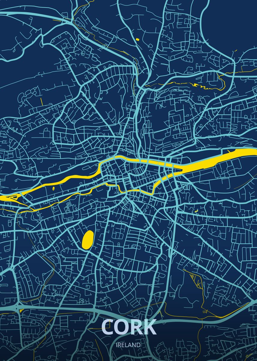 'CORK' Poster, picture, metal print, paint by CRAFTSSSTUDIO | Displate