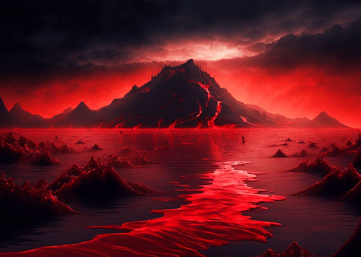 'Bloody Planet' Poster by Keiji Creation | Displate