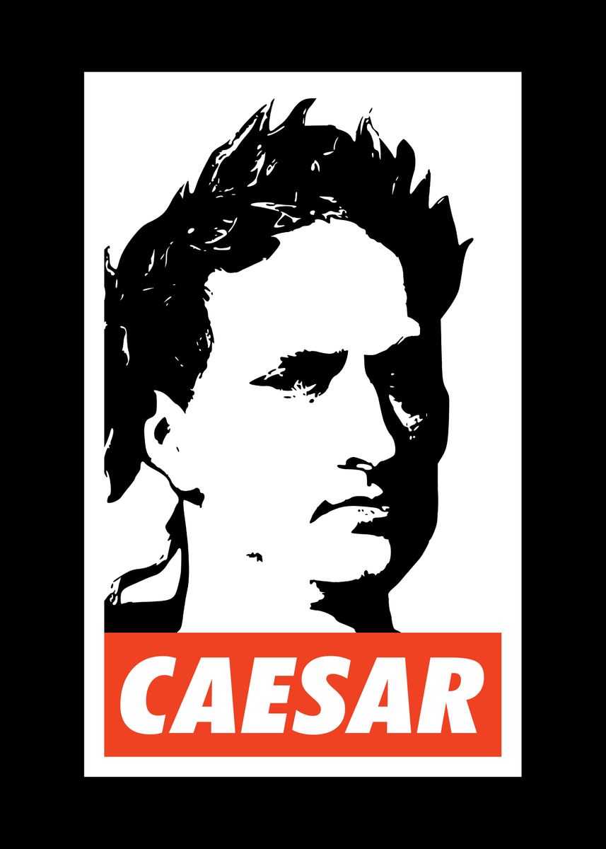 'Julius Caesar' Poster, picture, metal print, paint by Filip Hellman ...