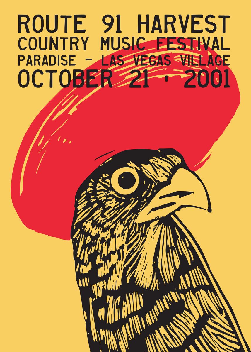 'Route 91 Harvest Poster' Poster, picture, metal print, paint by ...