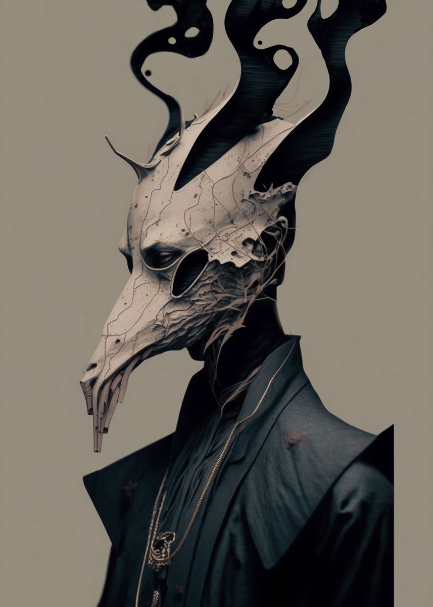 'Beast Within no13' Poster, picture, metal print, paint by Alican ...