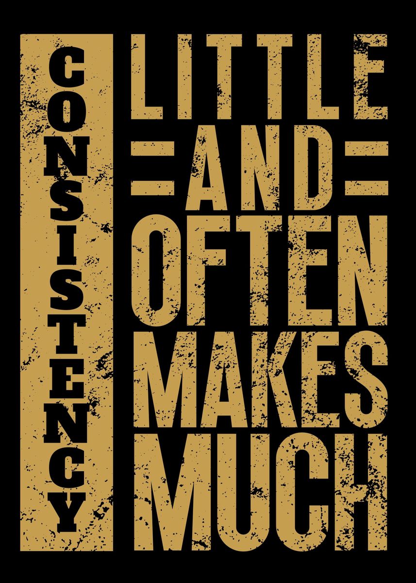 'Consistency' Poster, picture, metal print, paint by Nae | Displate