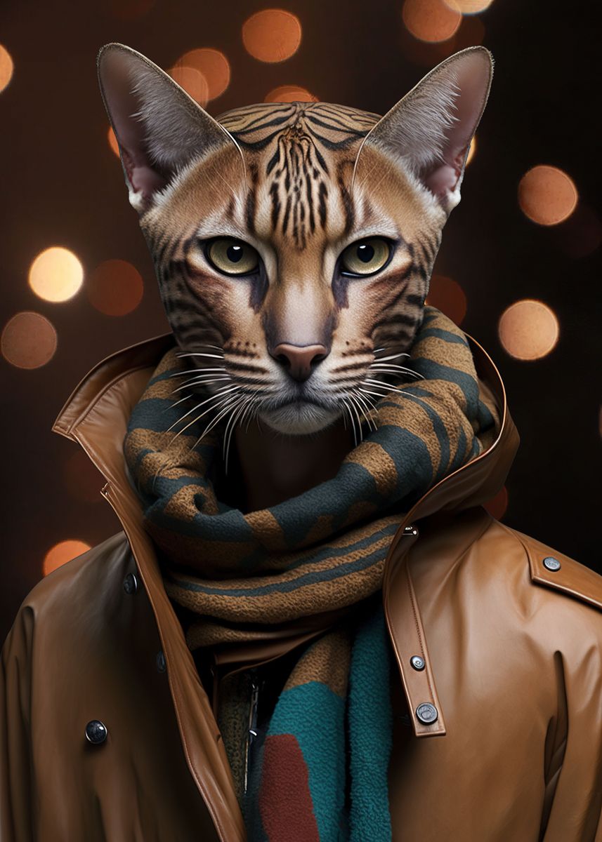 'Bengal cat photogenic ' Poster, picture, metal print, paint by Ji wong ...