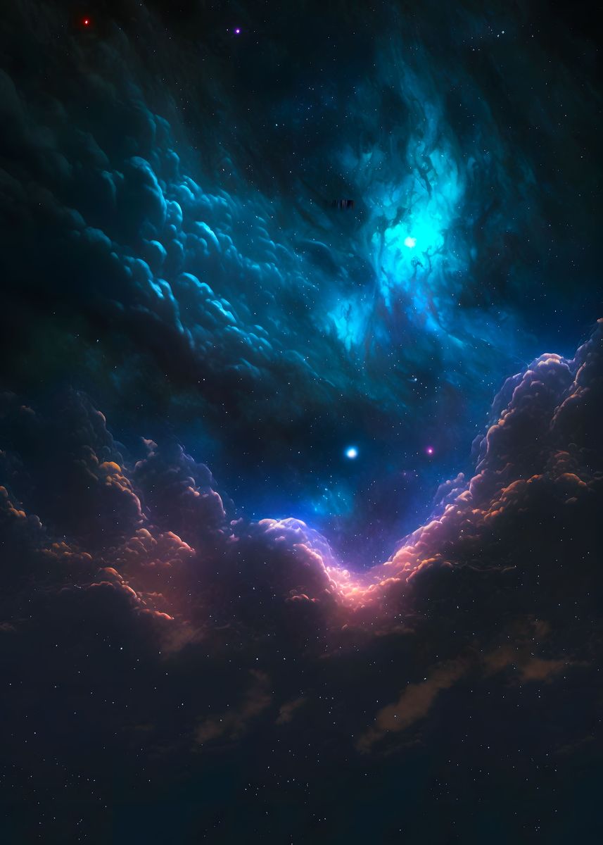 'Galactic Rhapsody' Poster, picture, metal print, paint by Hatless ...