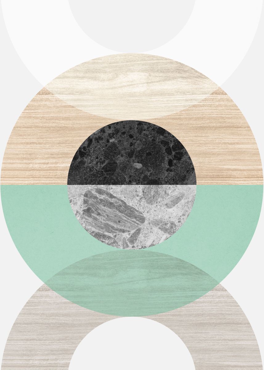 'Simple geometry 10' Poster, picture, metal print, paint by Vitor Costa ...