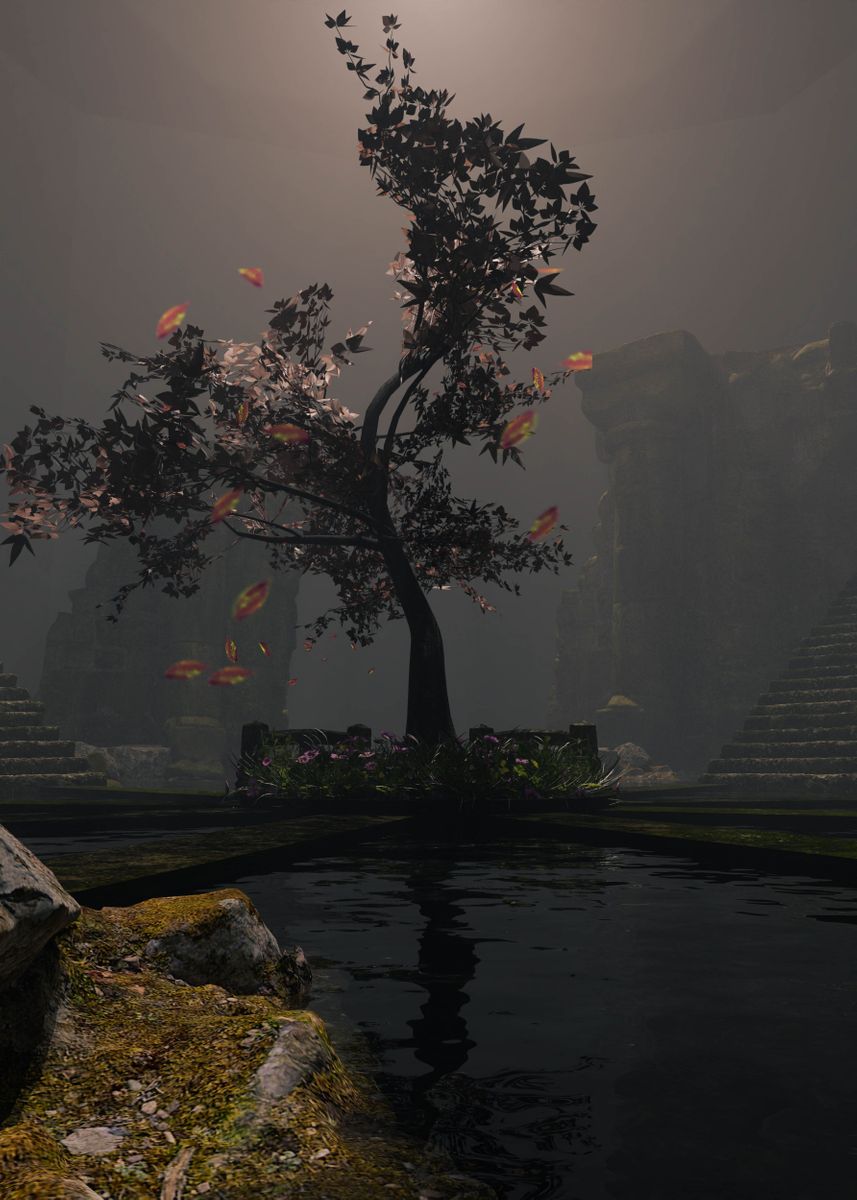 'Forever Tree' Poster, picture, metal print, paint by Shaheen Khan ...