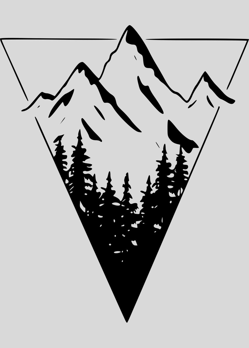 'Hand Drawn Nature' Poster by Creativity Art | Displate
