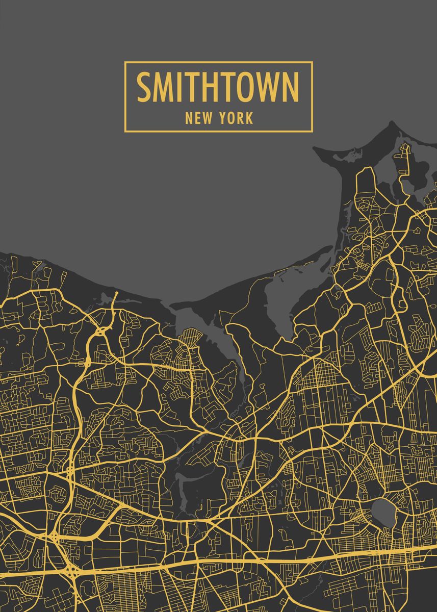 'Smithtown' Poster, picture, metal print, paint by Miracle Studio ...