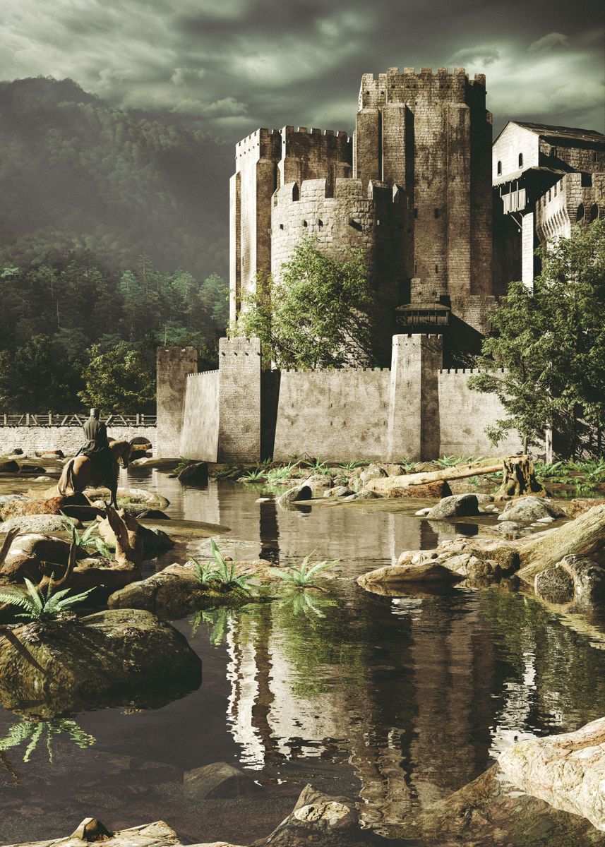 'Medieval Castle' Poster, picture, metal print, paint by Srabon Arafat ...