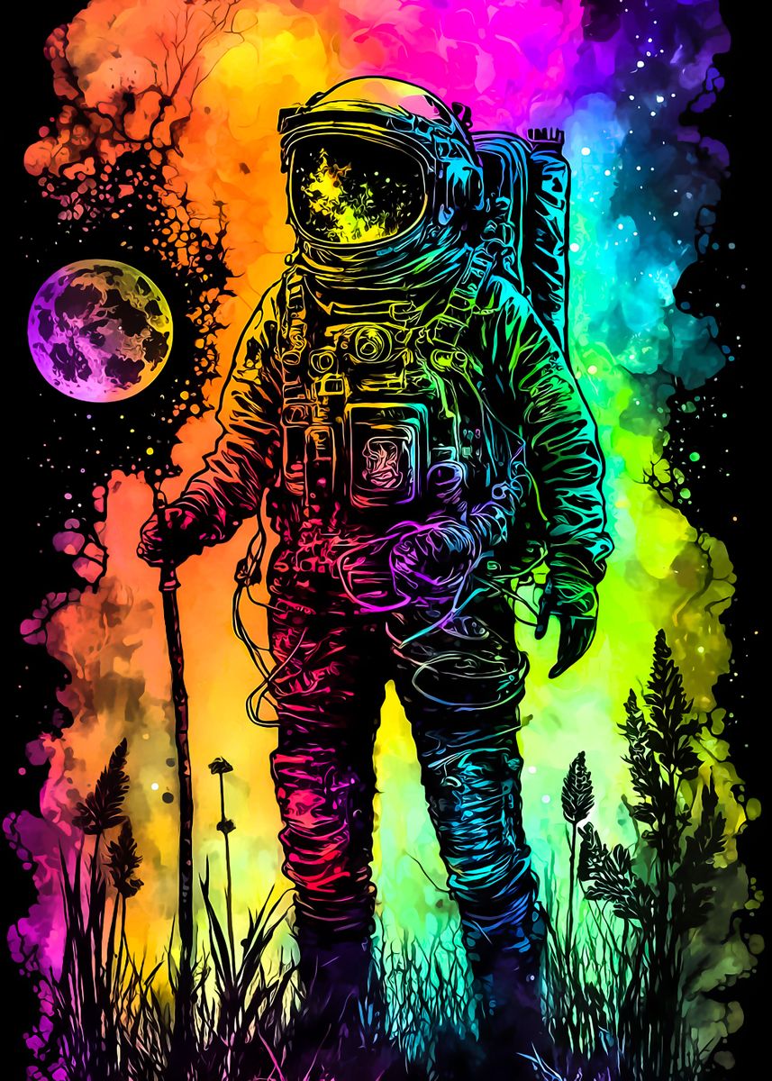 Astronaut Pop Art