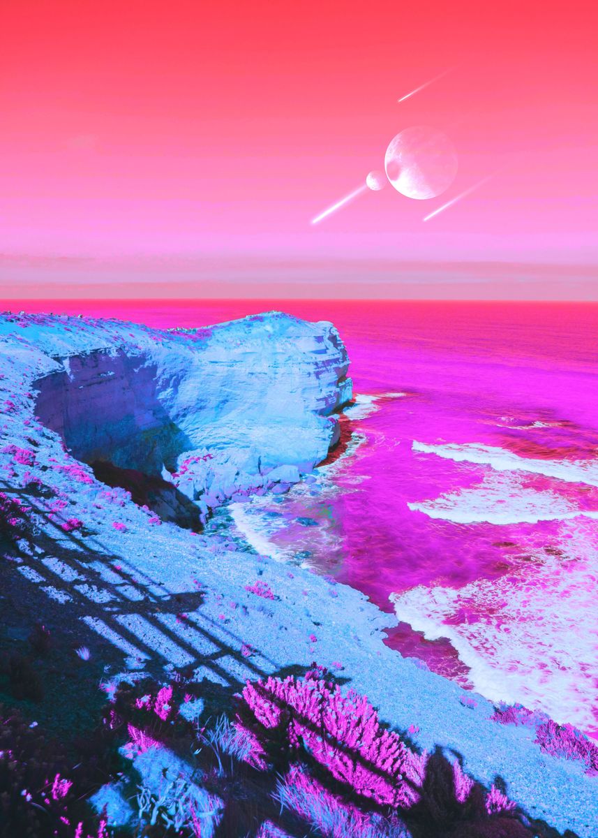 'Ethereal Sounds' Poster, picture, metal print, paint by Braxxaz | Displate