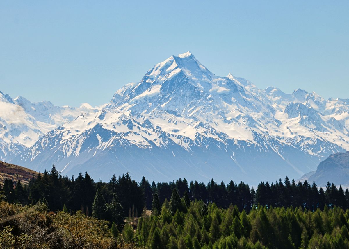 'Mt Cook New Zealand' Poster by Dean Vinicombe | Displate