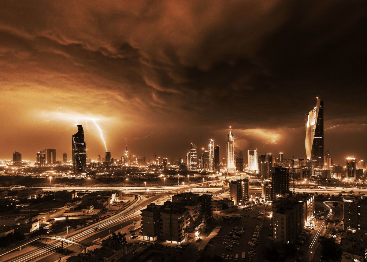 'Lighting Strike' Poster by Sergio Bt | Displate