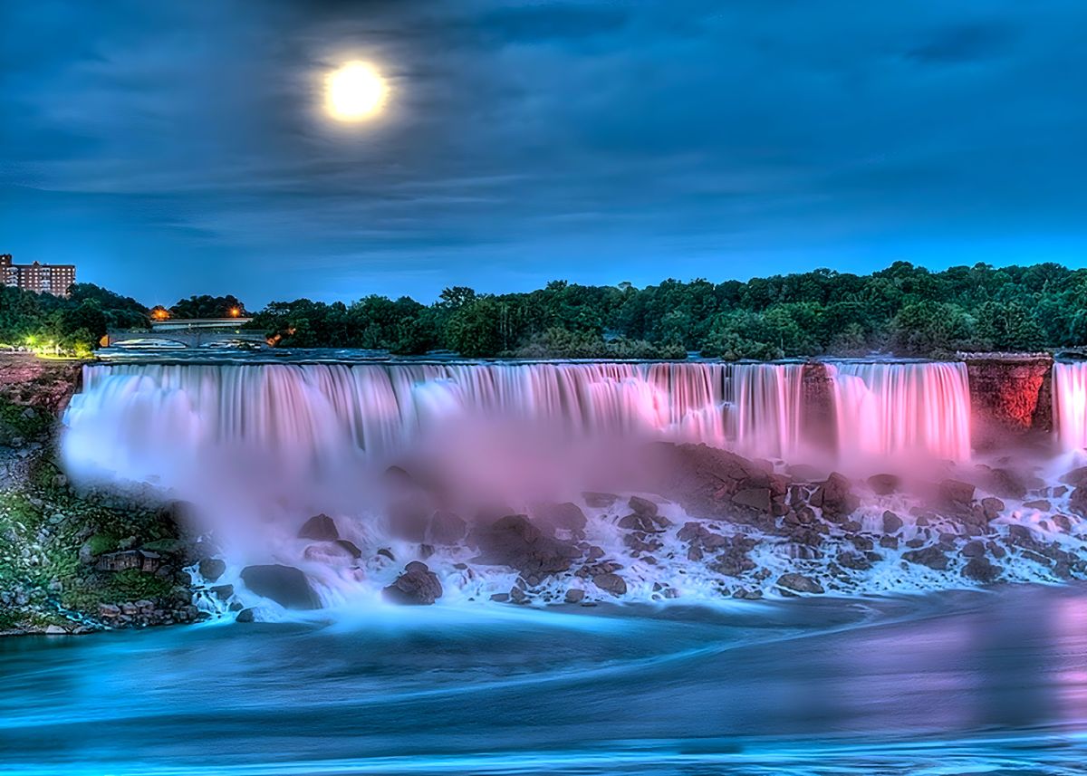 'waterfall' Poster by Dark Phoenix | Displate