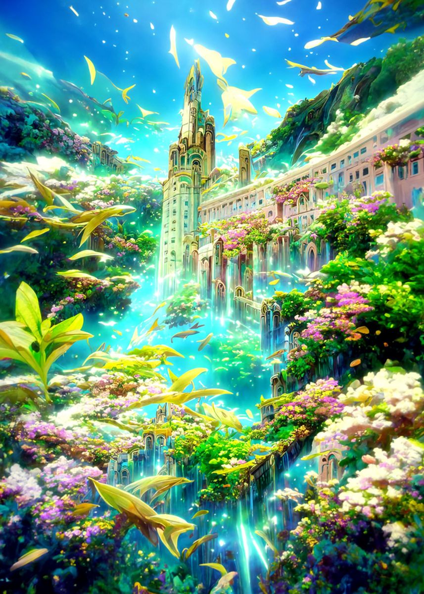 'A holy place' Poster, picture, metal print, paint by Inakart | Displate