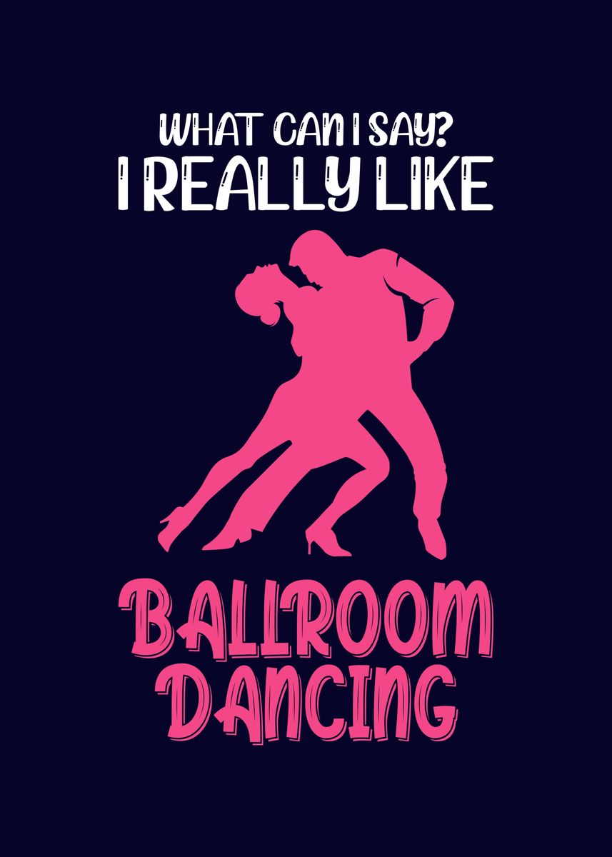'Ballroom Dancing' Poster, picture, metal print, paint by MzumO | Displate