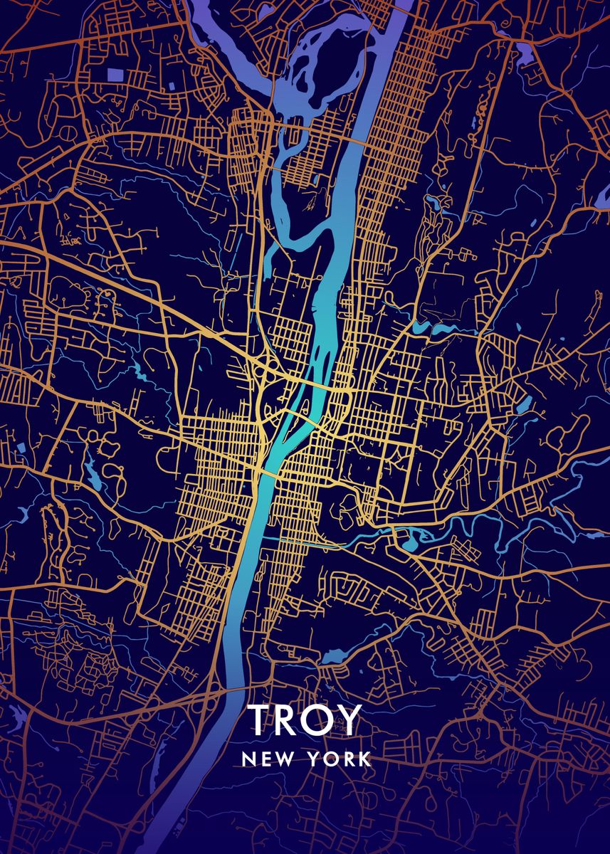 'Troy' Poster, picture, metal print, paint by Miracle Studio | Displate