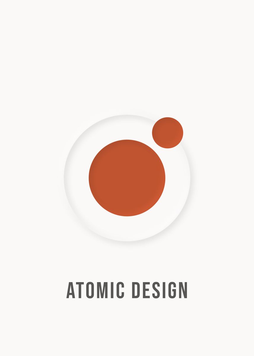 'Atomic Design' Poster, picture, metal print, paint by Wisnu Harjanta ...