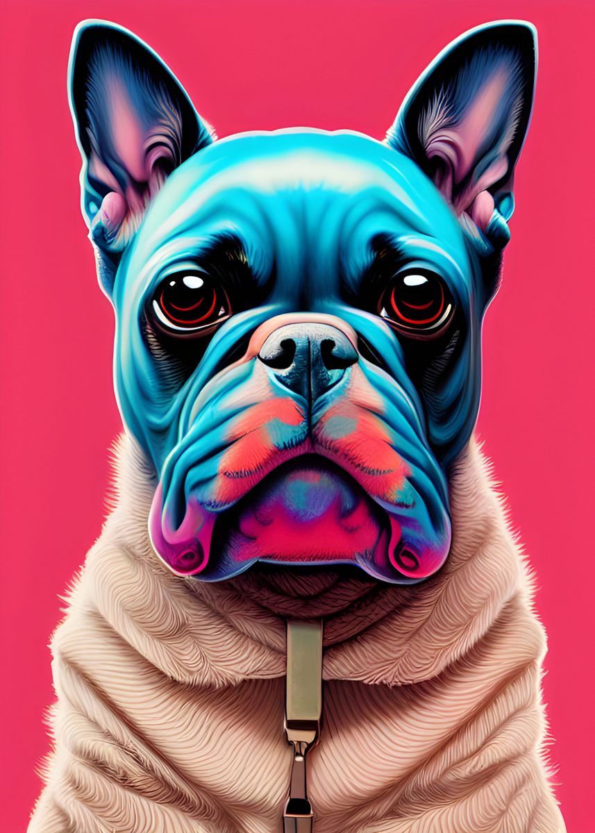 'English bulldog' Poster by Le Duc Hiep | Displate