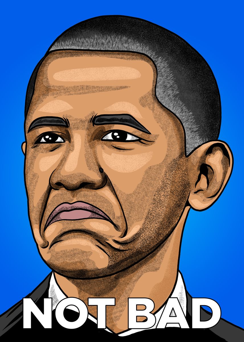'Obama Meme' Poster, picture, metal print, paint by Berkah Jaya Poster ...