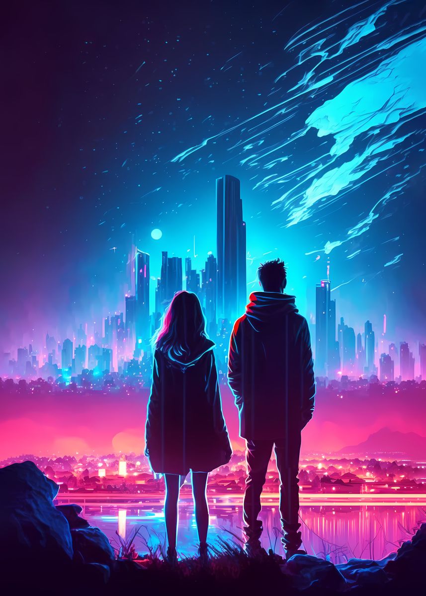 'Together We Rule The World' Poster, picture, metal print, paint by ...