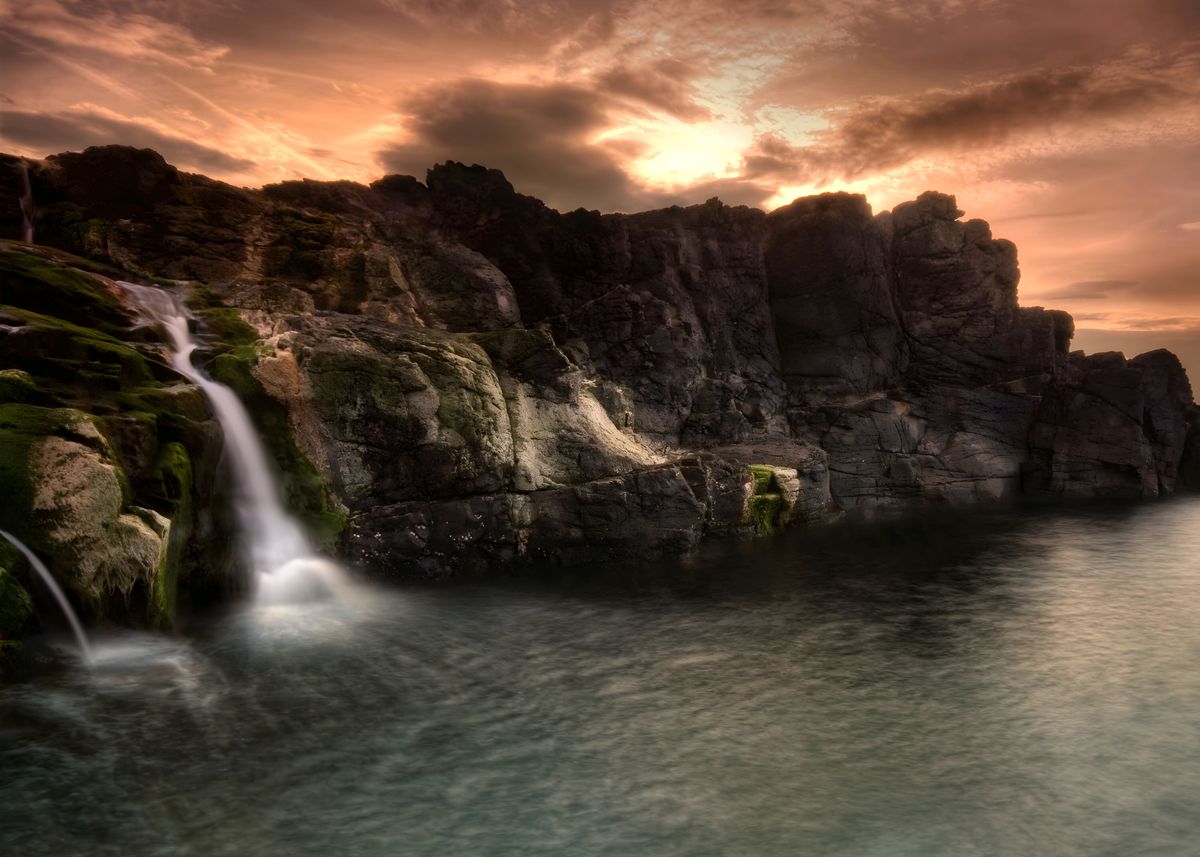 'waterfall ' Poster by Dark Phoenix | Displate