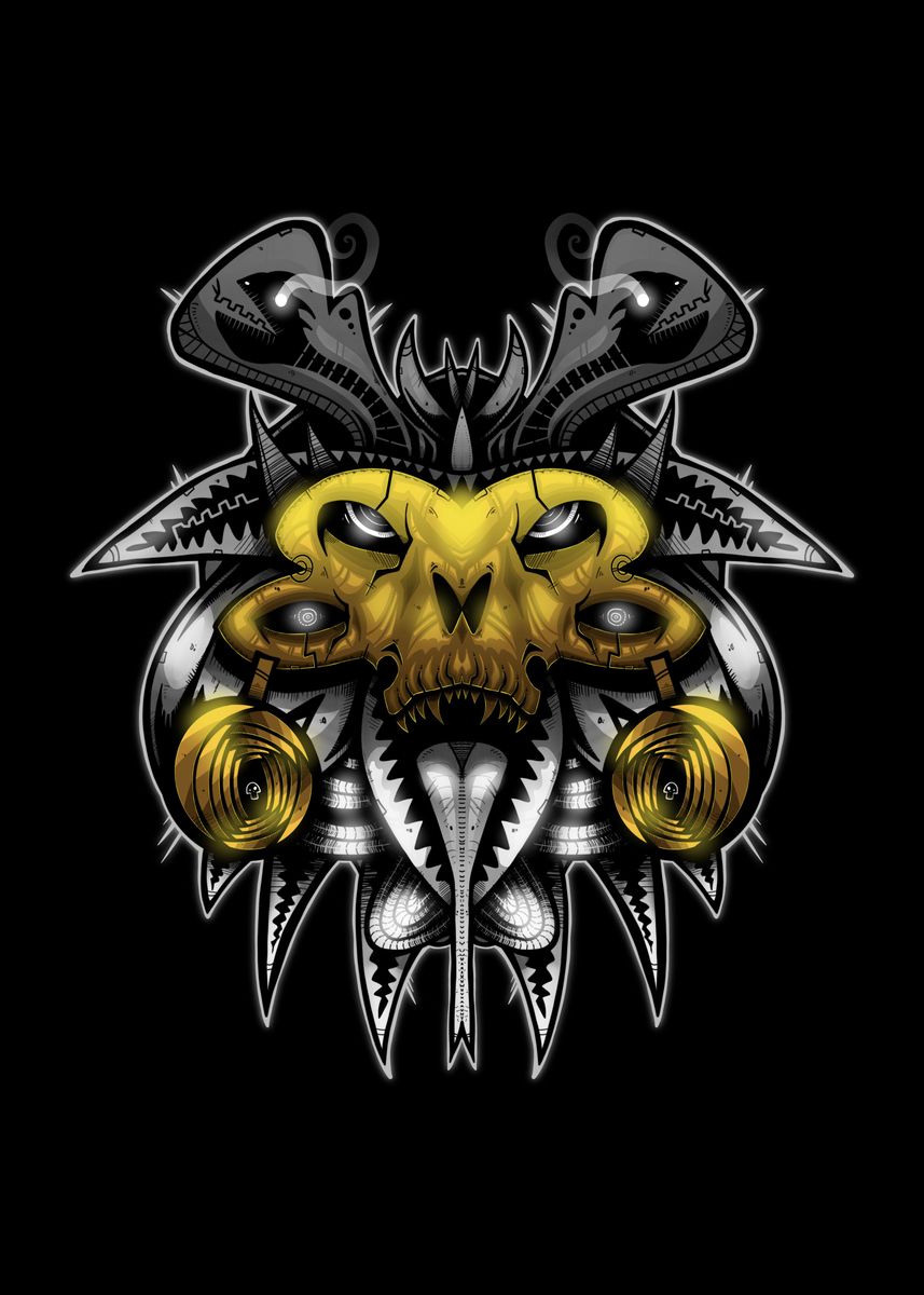 'Voodoo' Poster, picture, metal print, paint by UmbralLunacy | Displate