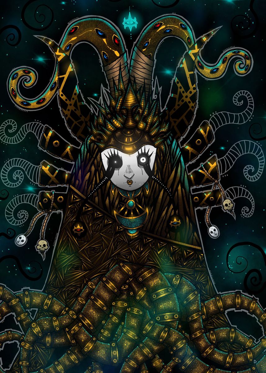 'Oracle' Poster, picture, metal print, paint by UmbralLunacy | Displate