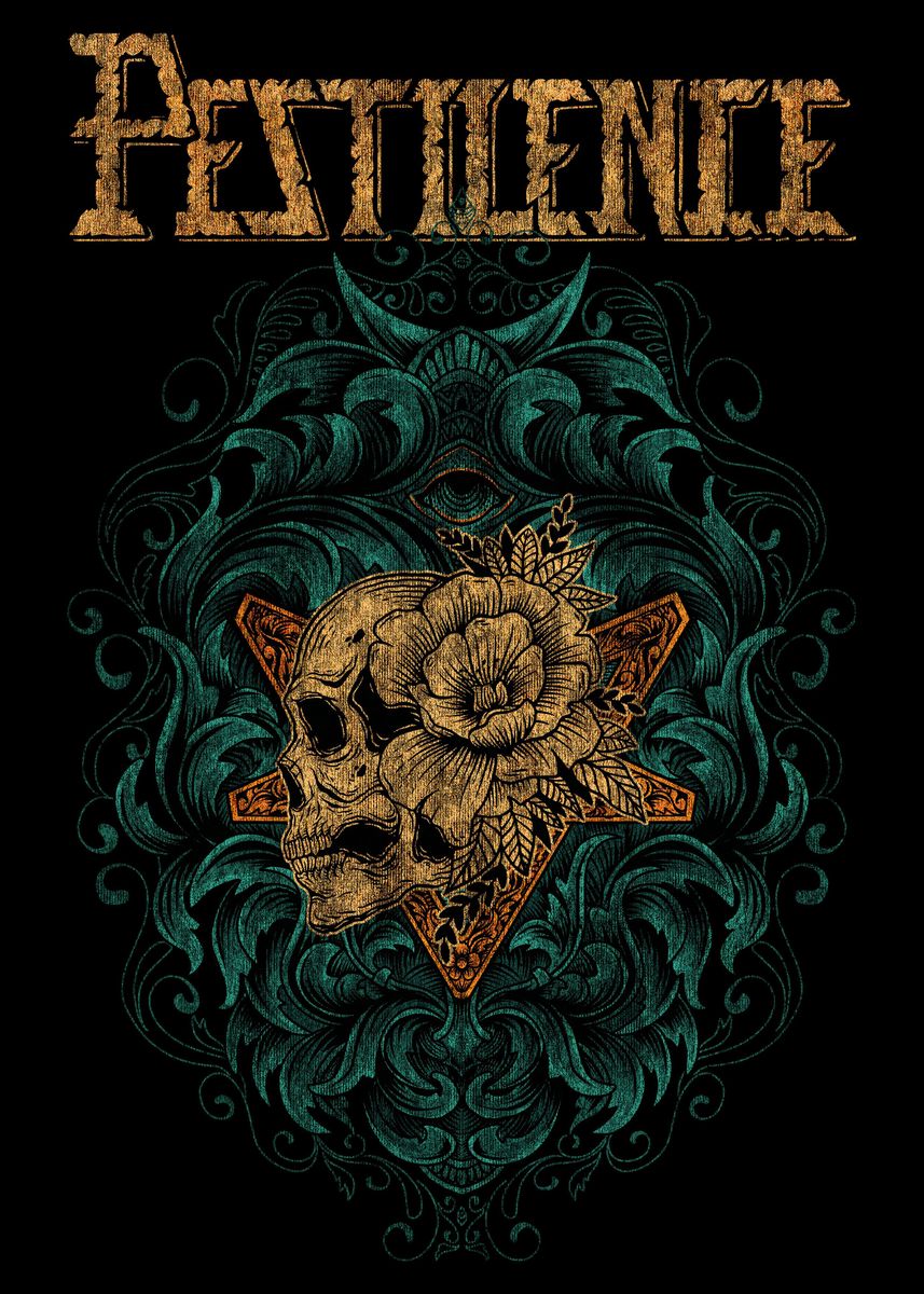 'Pestilence Metal' Poster, picture, metal print, paint by mitra wahyudi ...