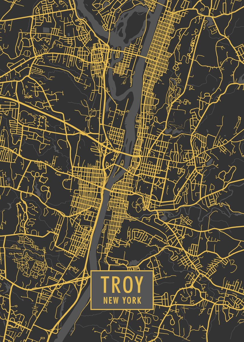 'Troy' Poster, picture, metal print, paint by Miracle Studio | Displate