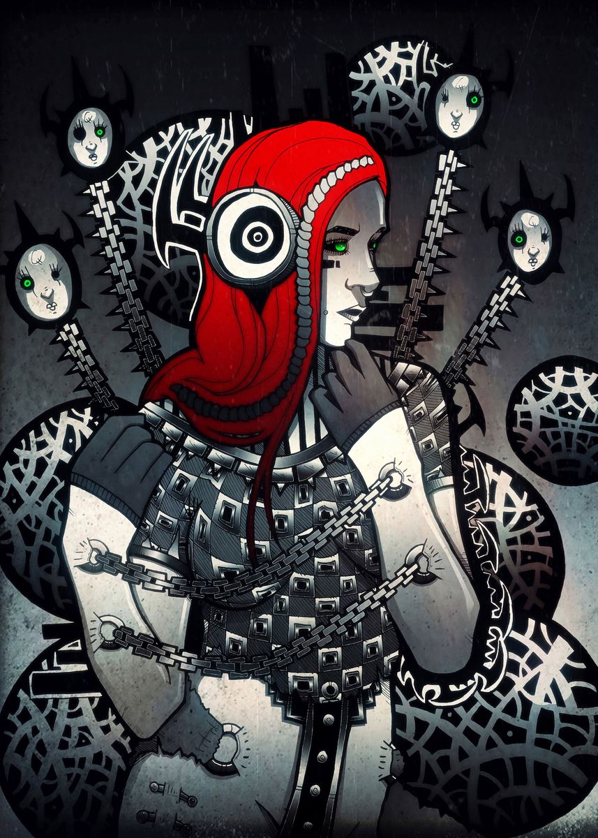 'Blanchette' Poster, picture, metal print, paint by UmbralLunacy | Displate