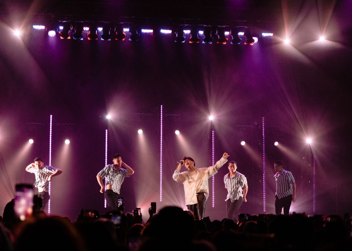 'Live band performance' Poster by Sam Brady | Displate