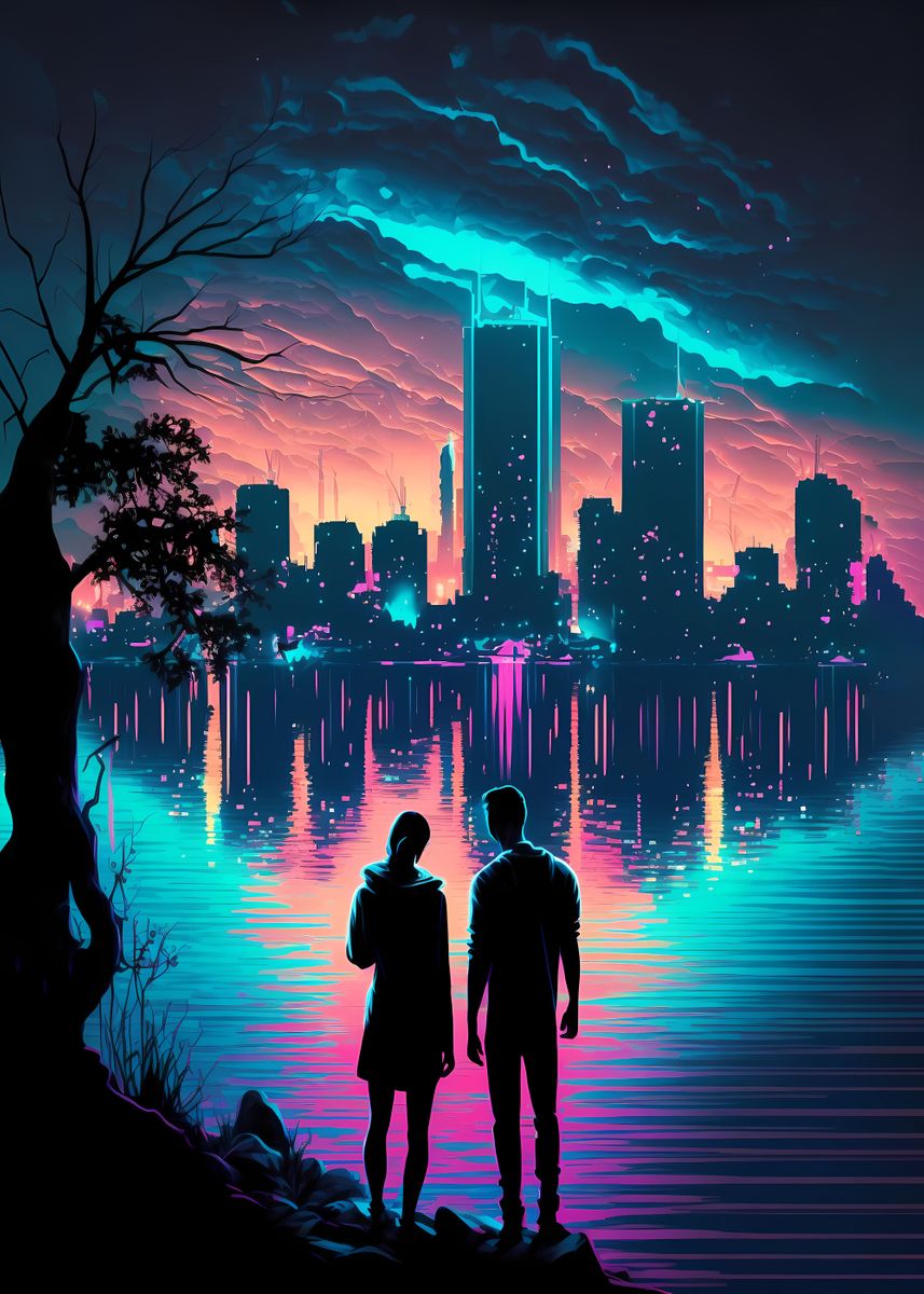 'Dreamscape Romance Fantasy' Poster, picture, metal print, paint by ...