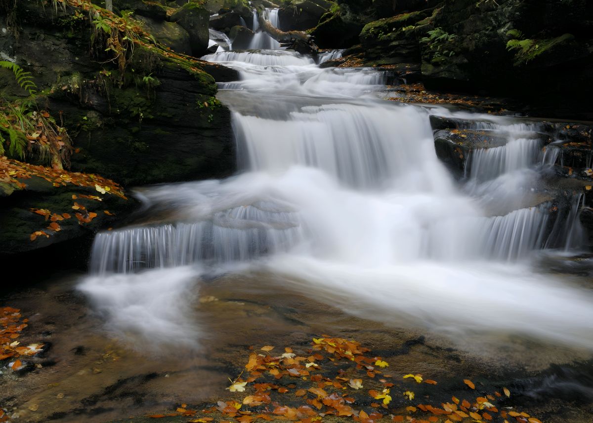 'waterfall' Poster by Dark Phoenix | Displate