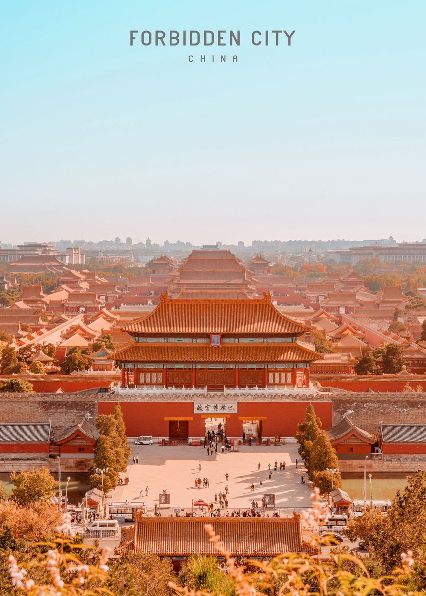 'Forbidden City ' Poster, picture, metal print, paint by Explore ...