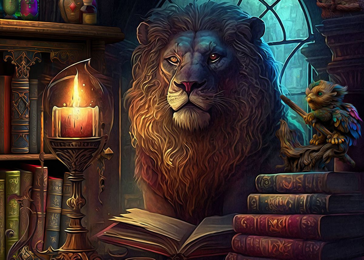 'The Librarian' Poster by Claudia McKinney | Displate