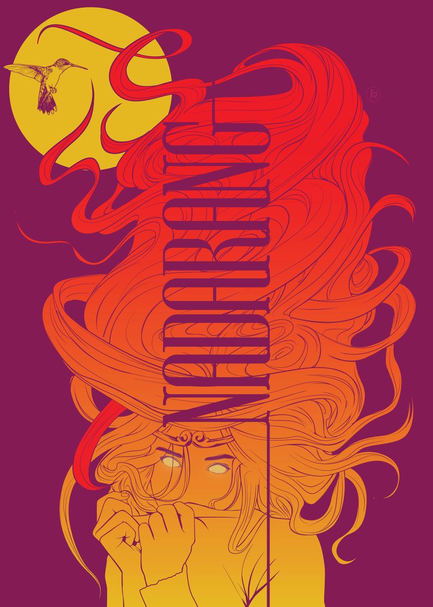 'Burnt' Poster, picture, metal print, paint by Jades | Displate