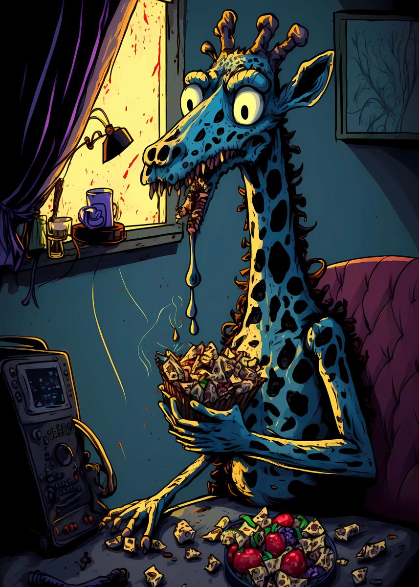 'Graffy The Monster' Poster, picture, metal print, paint by BrArts ...
