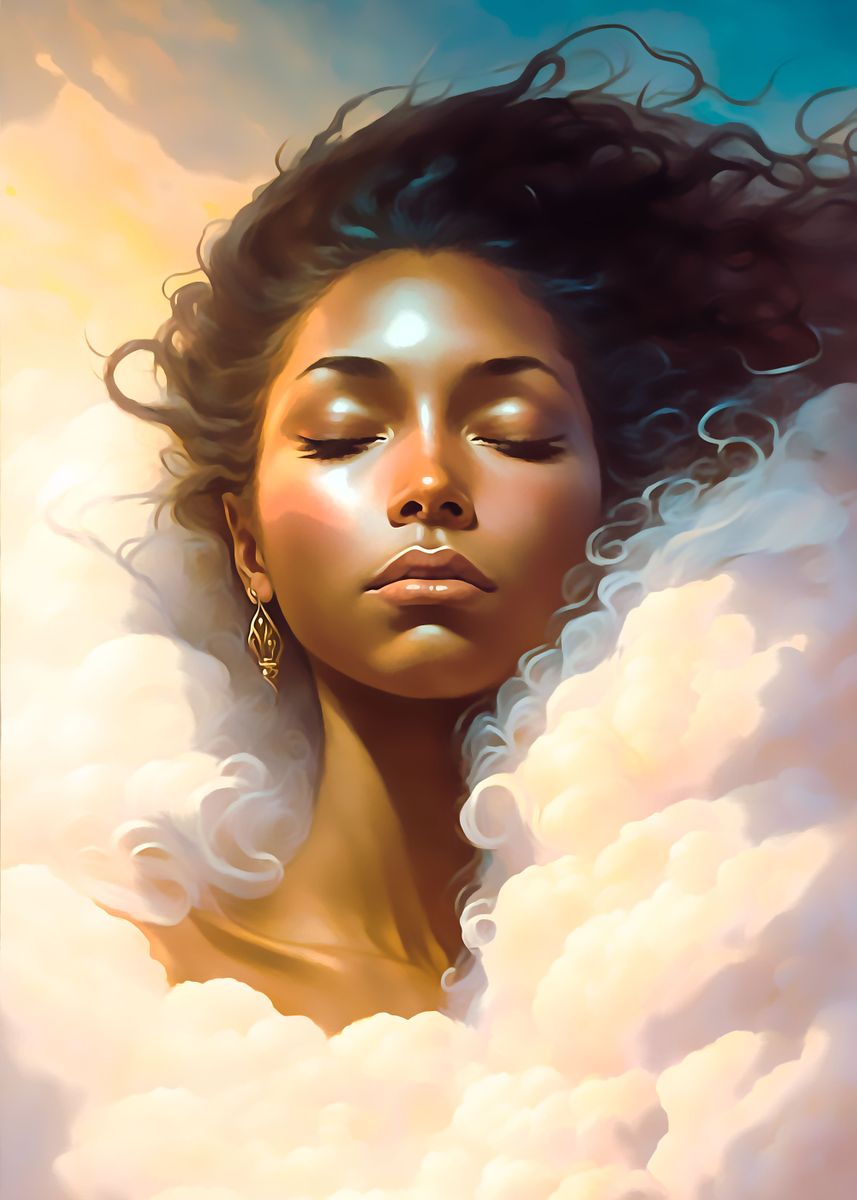 'Girl' Poster, picture, metal print, paint by Nes Tona | Displate