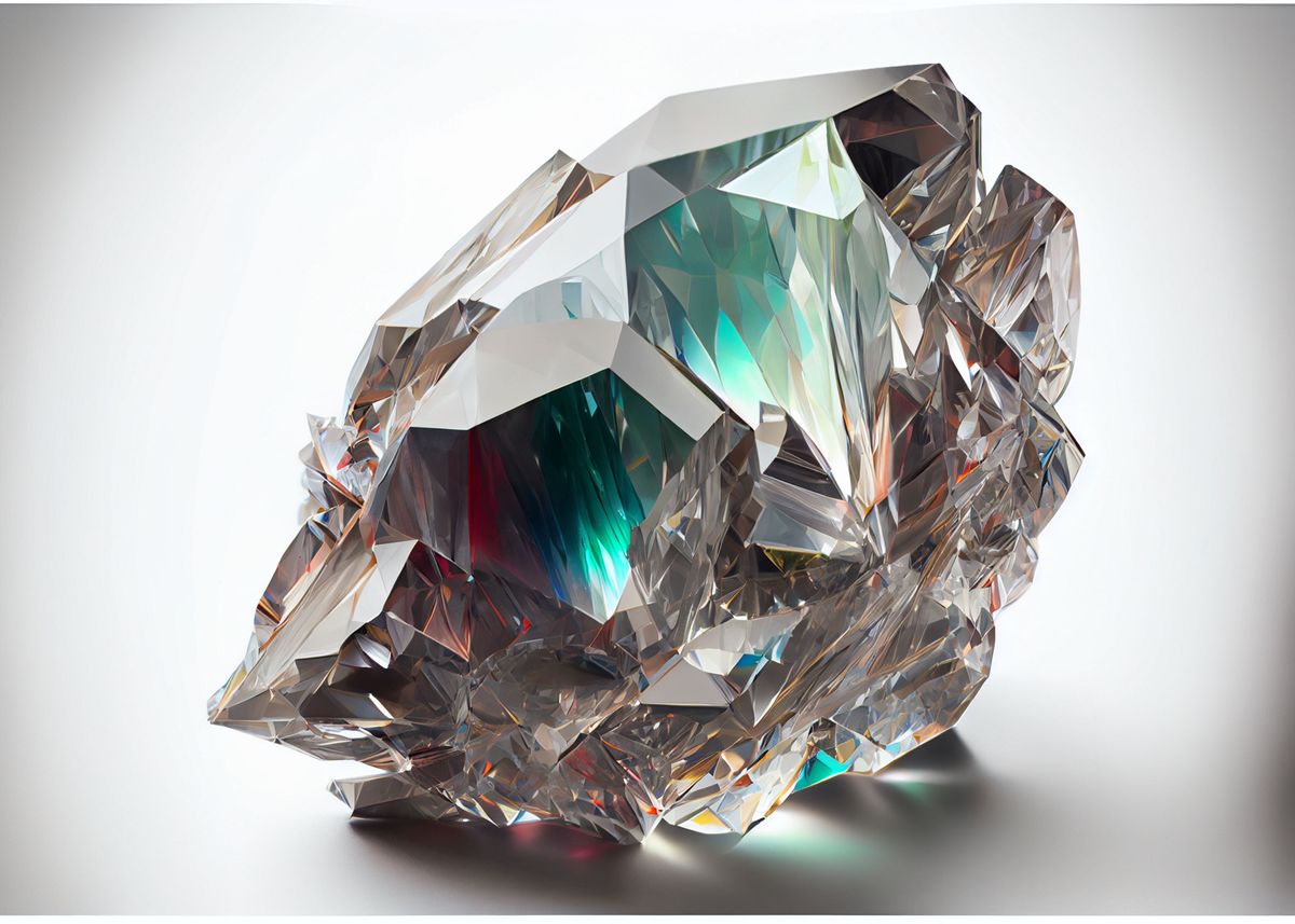 'diamond gem' Poster by RichterDesigns | Displate