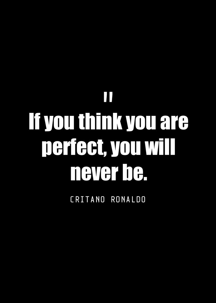 'Text Art CR7' Poster, picture, metal print, paint by MANNN MANNN ...