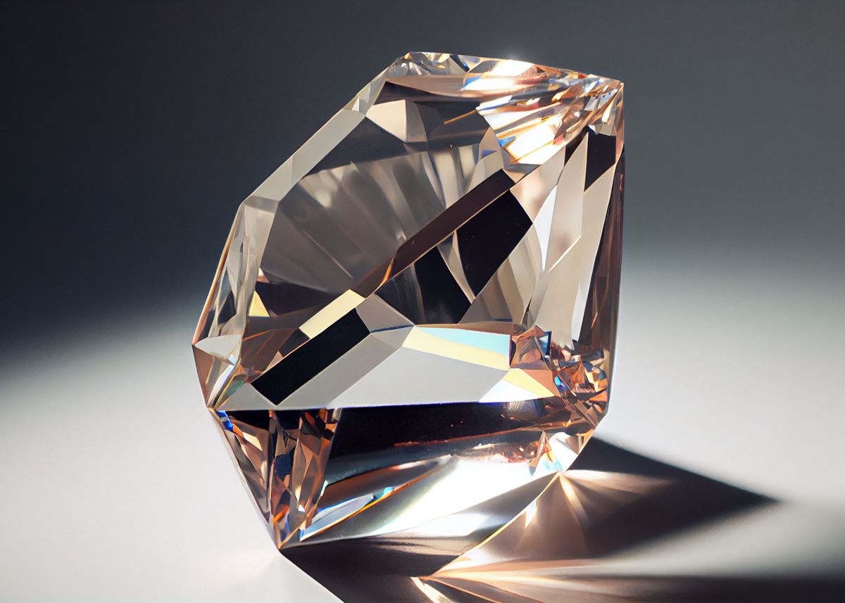 'diamond gem' Poster by RichterDesigns | Displate