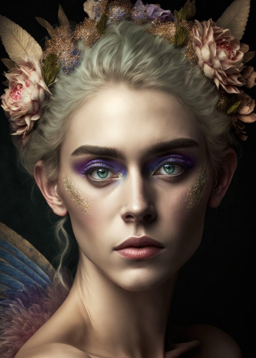 'Faerie Girl' Poster, picture, metal print, paint by Stephen Bredenkamp ...