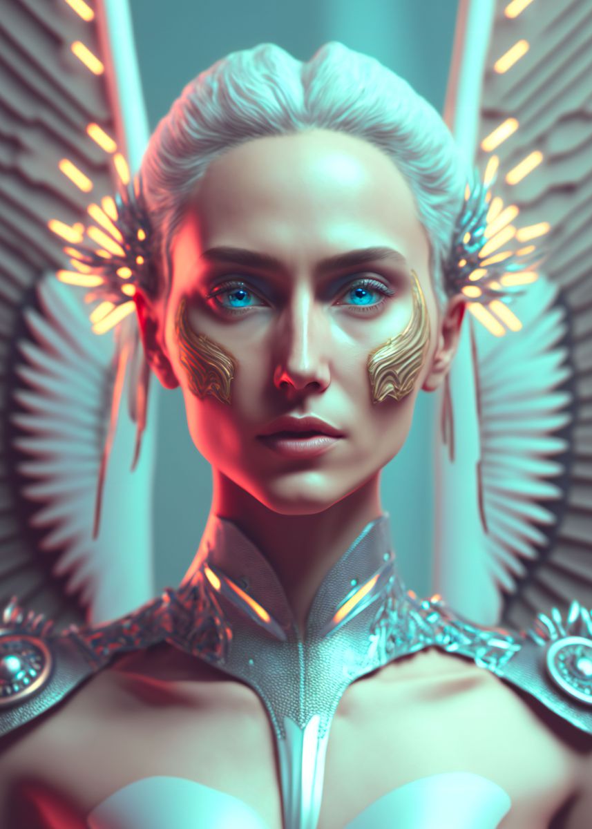 'Clara' Poster, picture, metal print, paint by Sparkls | Displate