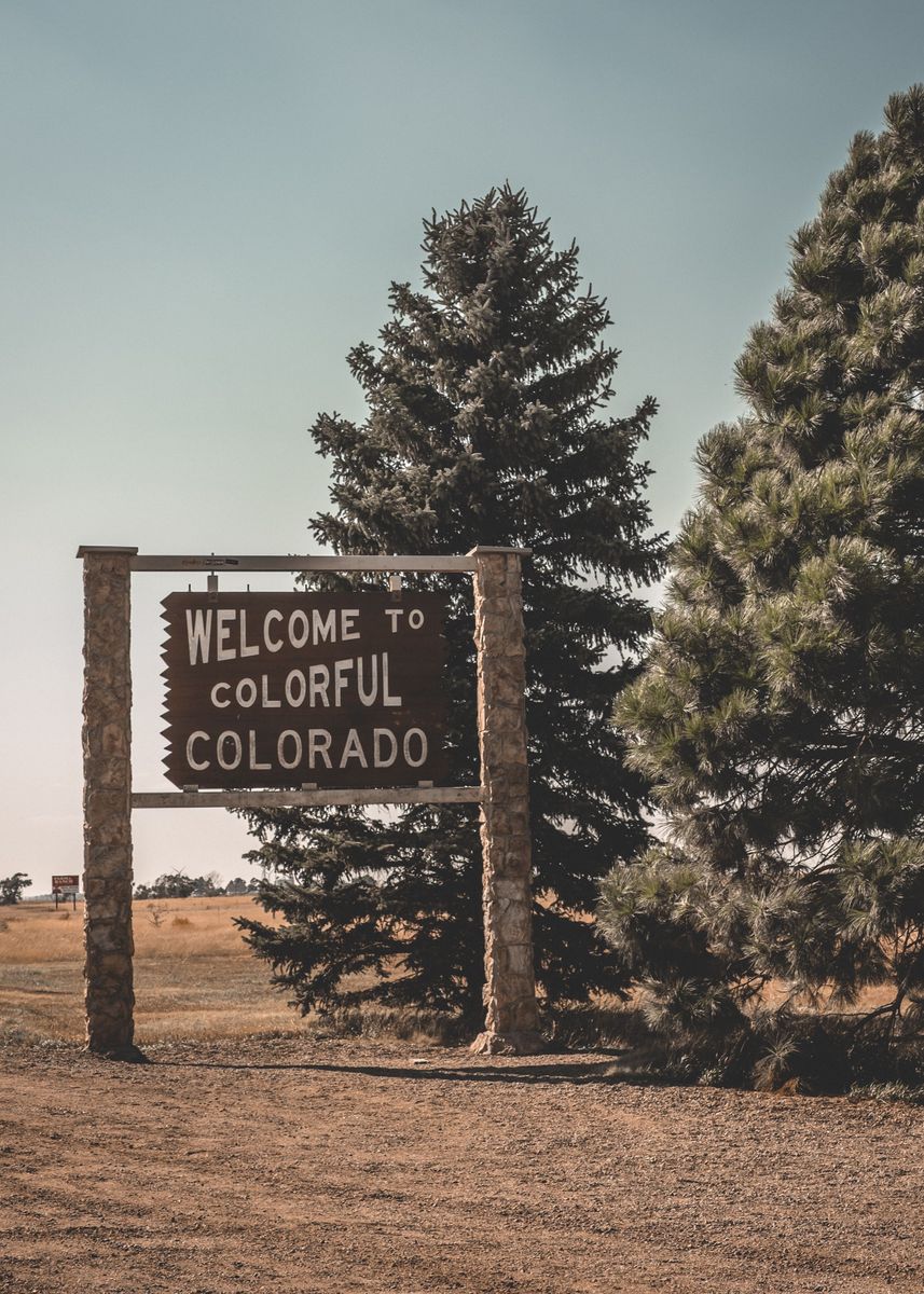 'Welcome to Colorado' Poster, picture, metal print, paint by Sam Brady ...